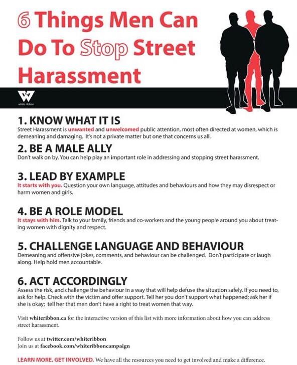 International Anti-Street Harassment Week: Posters, Photos - Notes from ...